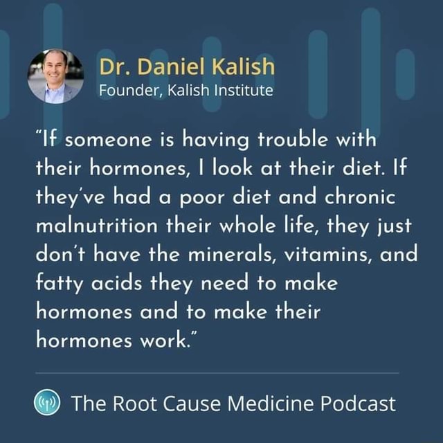 Dr. Daniel Kalish Founder, Kalish Institute "If someone is having ...