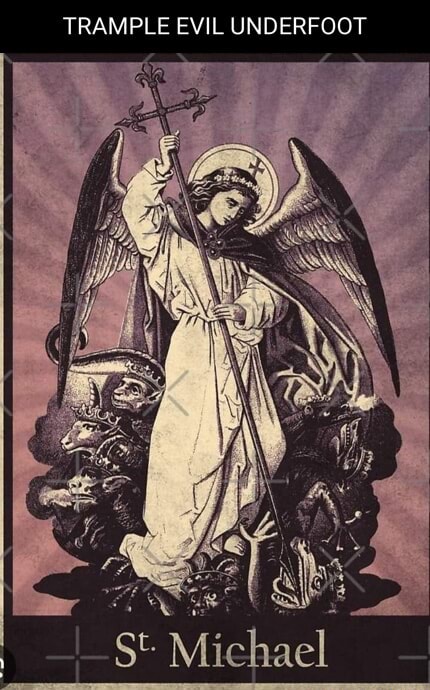 TRAMPLE EVIL UNDERFOOT Michael - iFunny