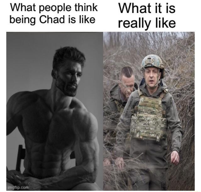 What people think What it is being Chad is like really like - iFunny