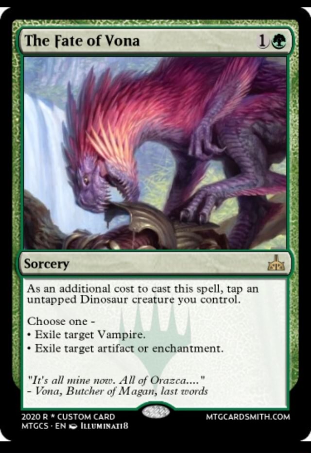 Wer As an additional cost to cast this spell, tap an untapped Dinosaur ...