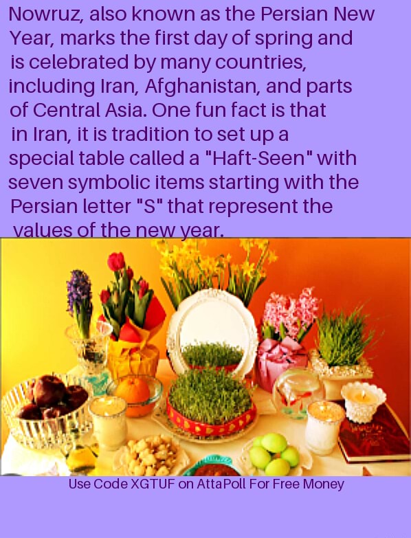 Nowruz, also Known as the Persian New Year, marks the first day of ...