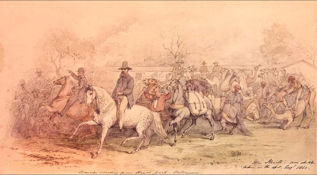 (Above: The expedition departs from Royal Park in Melbourne) The plan ...