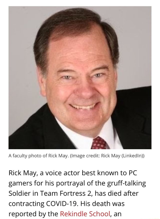 A faculty photo of Rick May. (Image credit: Rick May (LinkedIn)) Rick ...