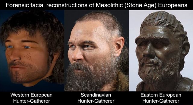 Forensic facial reconstructions of Mesolithic (Stone Age) Europeans ...