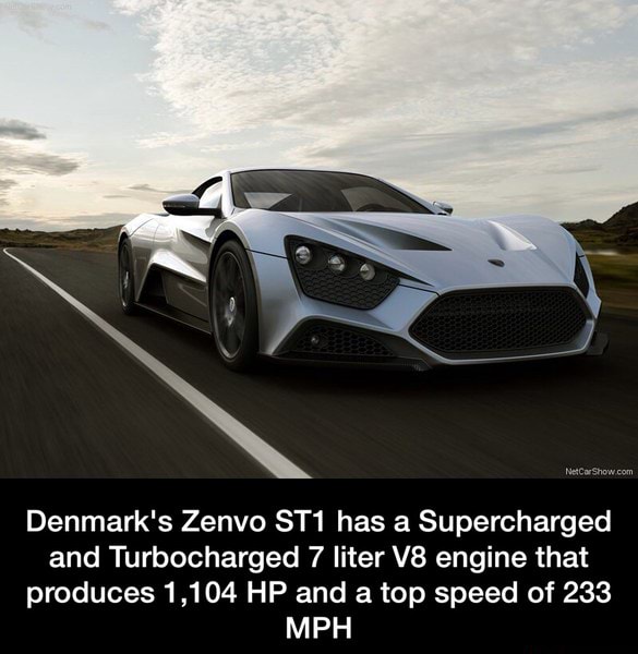 Denmark's Zenvo ST1 has a Supercharged and Turbocharged 7 liter V8 ...