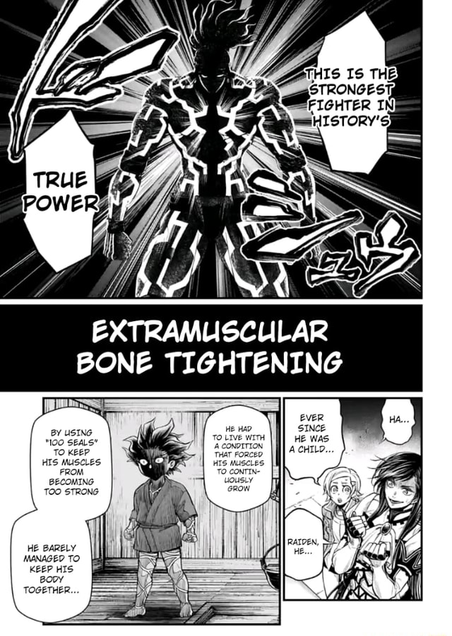 EXTRAMUSCULAR BONE TIGHTENING BY USING "100 SEALS" TO KEEP HIS MUSCLES ...