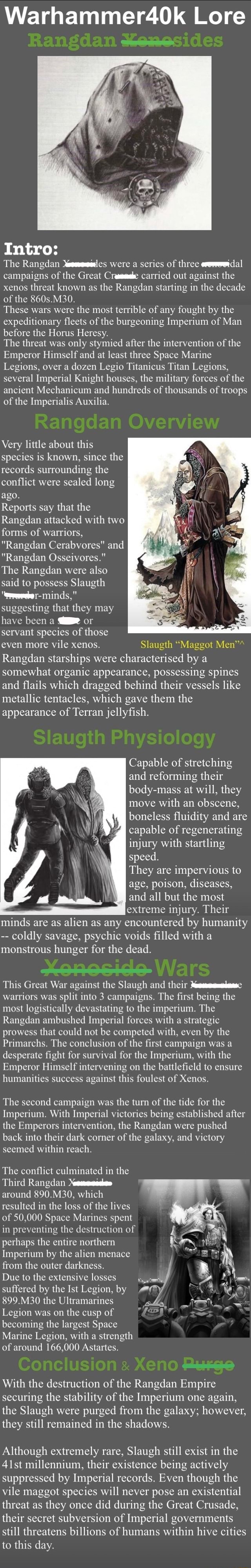 Warhammer40k Lore Intro: The Rangdan Xsemesseles were a series of three ...