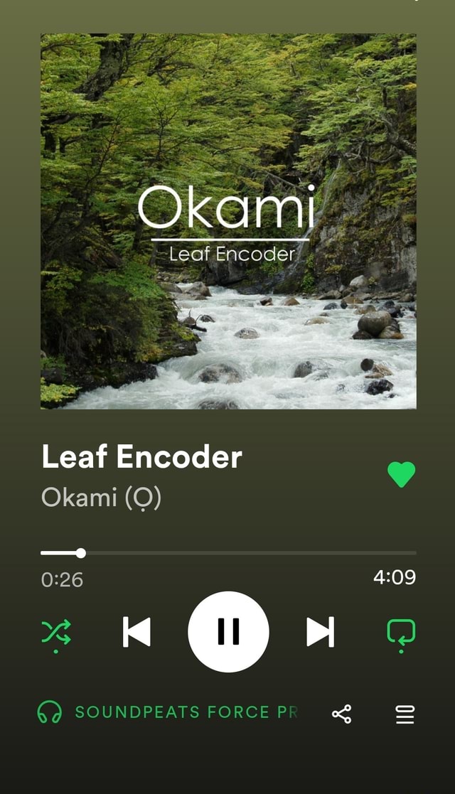 Leaf Encoder' Leaf Encoder Okami (O) SOUNDPEATS FORCE PI - iFunny