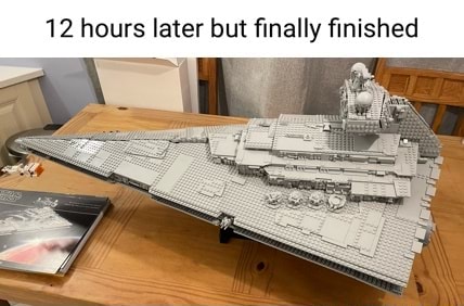 12 hours later but finally finished - iFunny