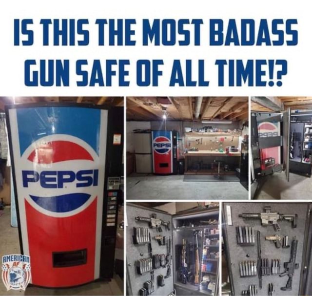 IS THIS THE MOST BADASS GUN SAFE OF ALL TIME!? - iFunny