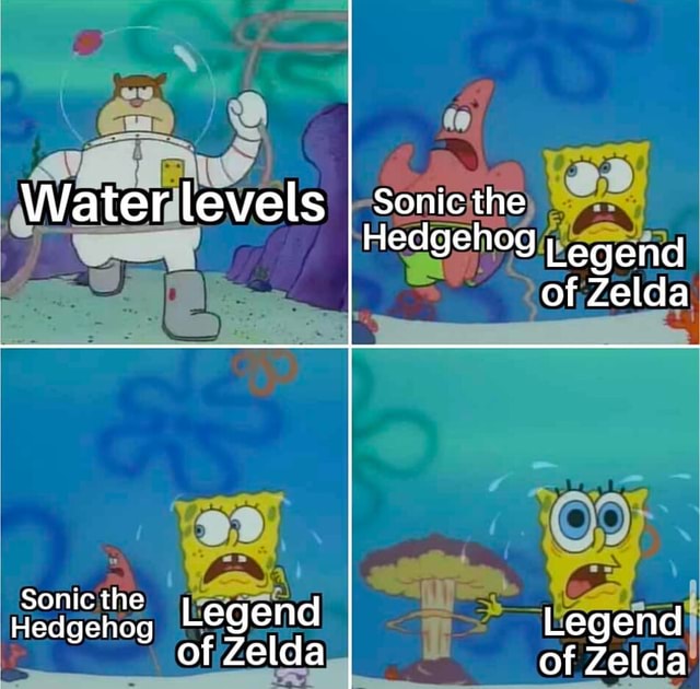 Water levels I Sonic the Hedgehog Legend of Zelda Sonic the Hedgehog ...