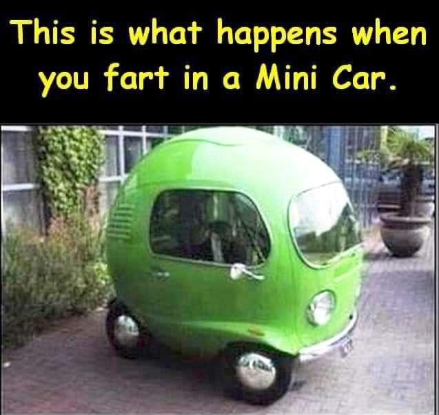 This is what happens when you fart in a Mini Car. - America’s best pics ...