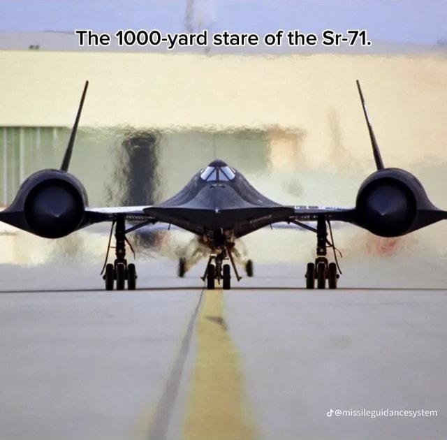 The 1000-yard stare of the Sr-71. - iFunny