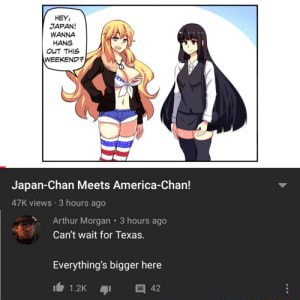 I love texas - Japan-Chan Meets America-Chan! Cant wait for Texas ...