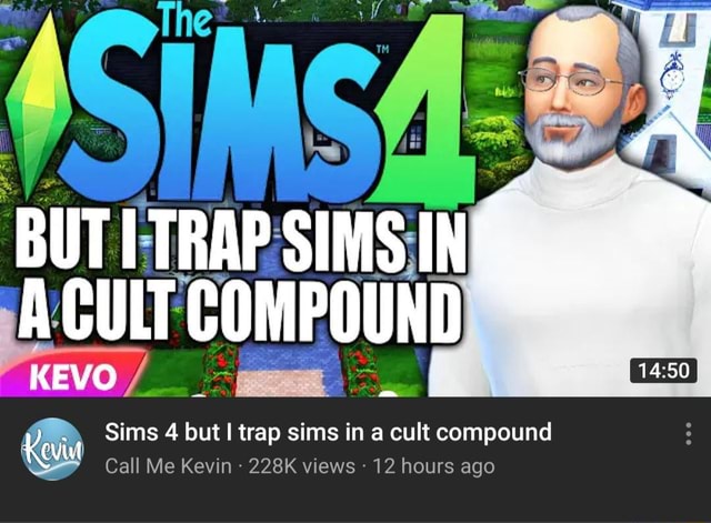 BUT TRAP SIMS IN sA CULT C COMPOUND Sims 4 but I trap sims in a cult ...