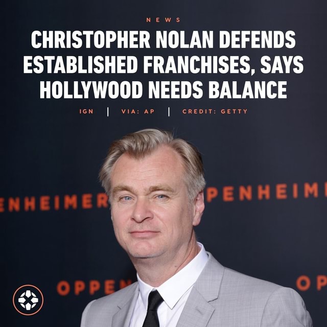 Christopher Nolan, director of Oppenheimer and The Dark Knight Trilogy ...