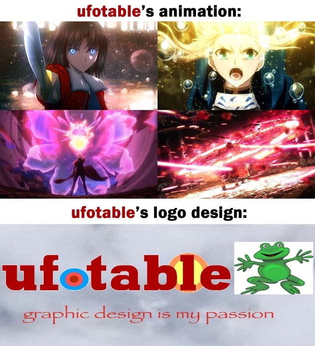 Ufotable's animation: ufotable's logo design: graphic design is my ...