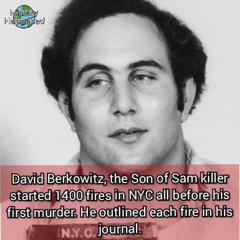 Dawid Berkowitz, te Son of Sam killer started 1400 fires in NYC all ...