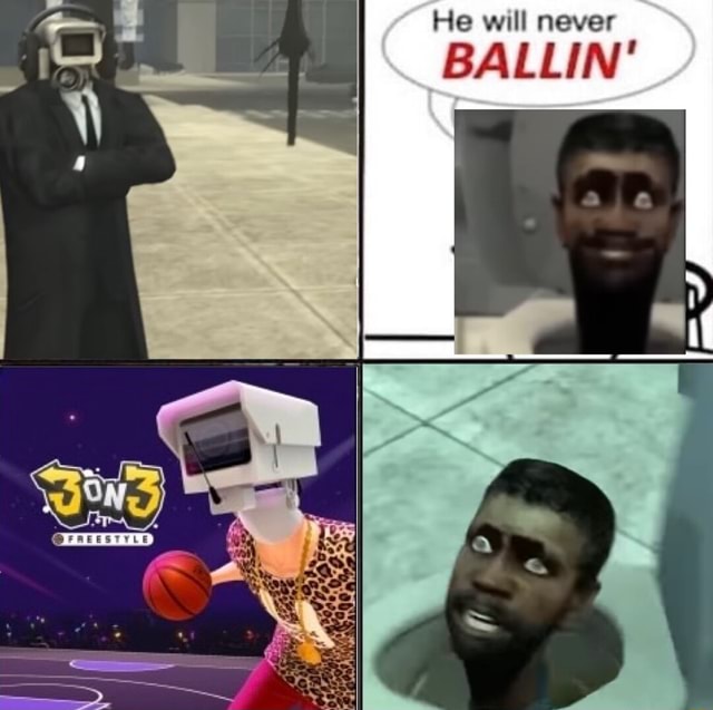 He will never BALLIN' - iFunny