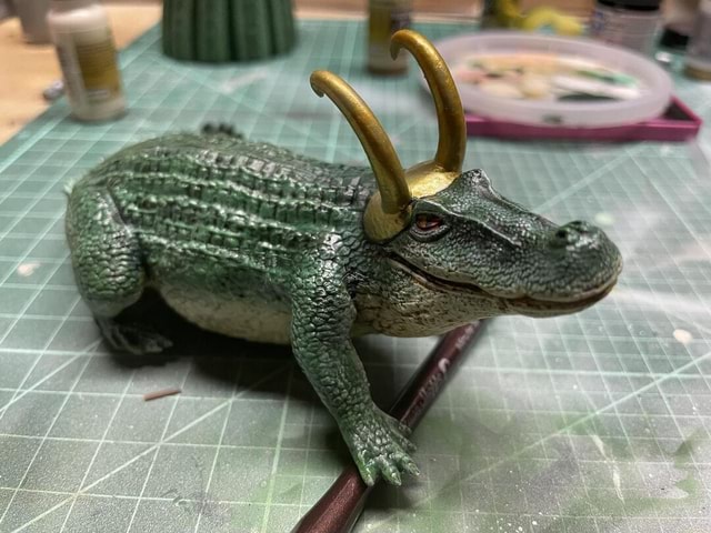 3D printed Croki (by Hex 3D, painted by me.) - iFunny