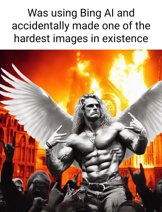 Was using Bing Al and accidentally made one of the hardest images in ...