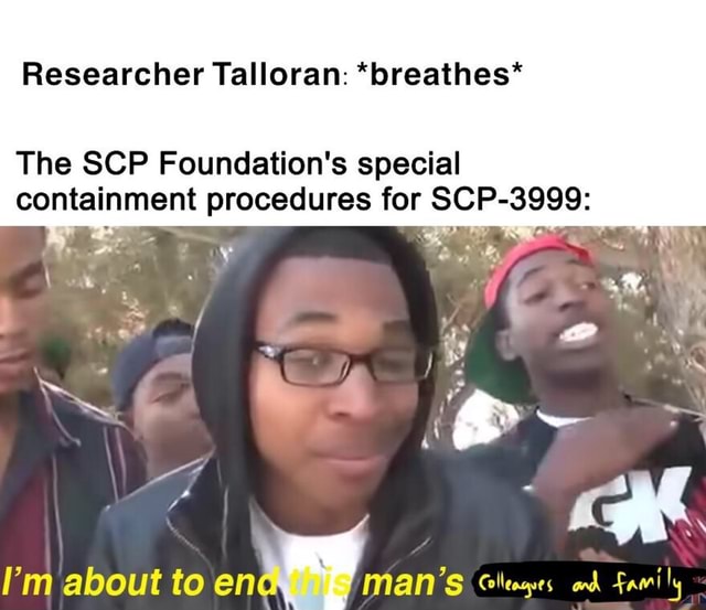 Researcher Talloran: *breathes* The SCP Foundation's special ...