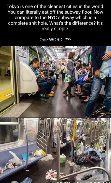 Tokyo is one of the cleanest cities in the world. You can literally eat ...