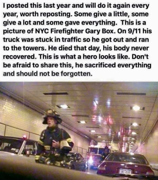 I posted this last year and will do it again every year, worth ...