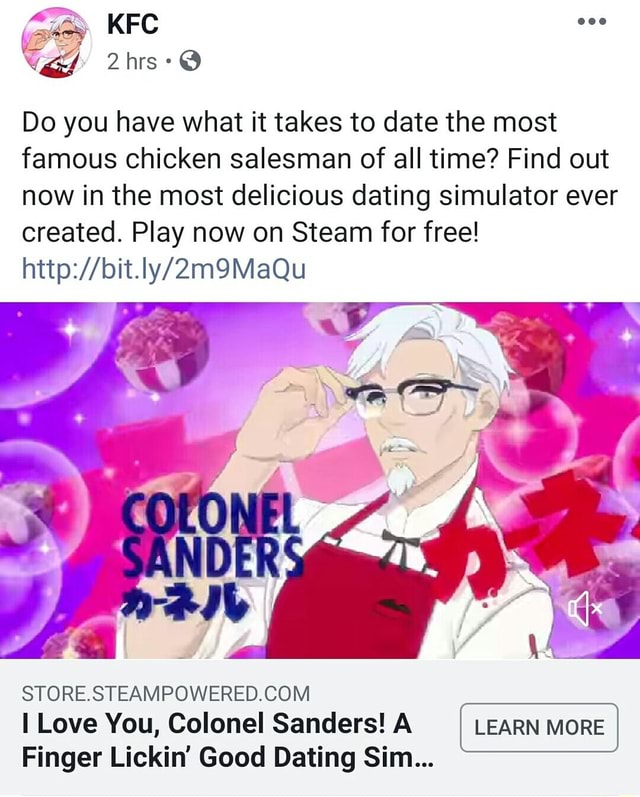 Do you have What it takes to date the most famous chicken salesman of ...