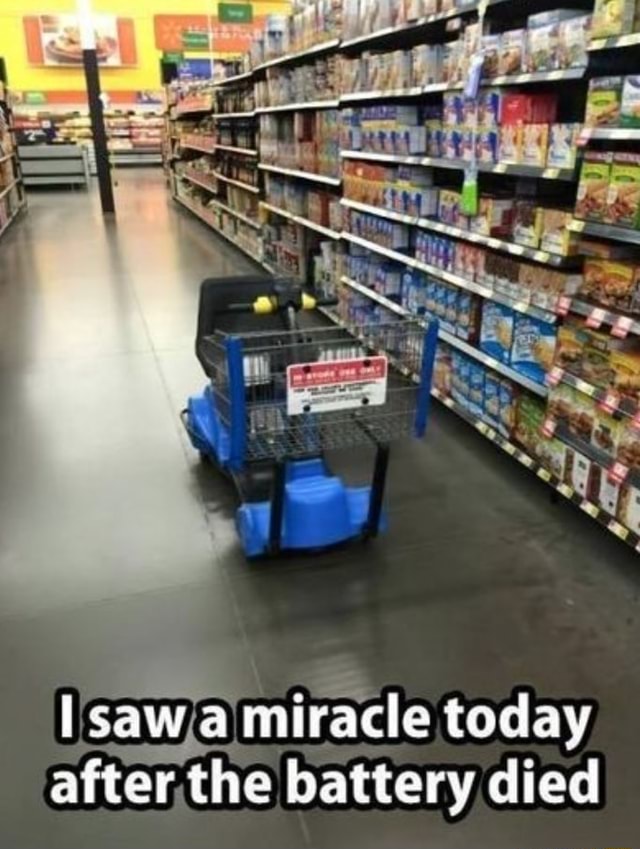 Saw,a miracle today after the battery died - iFunny
