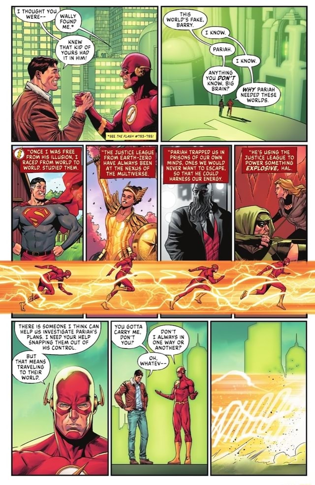 I THOUGHT YOu, THIS WERE--_/ WALLY I( WORLD'S FaKe, 'OUND BARRY. THAT ...