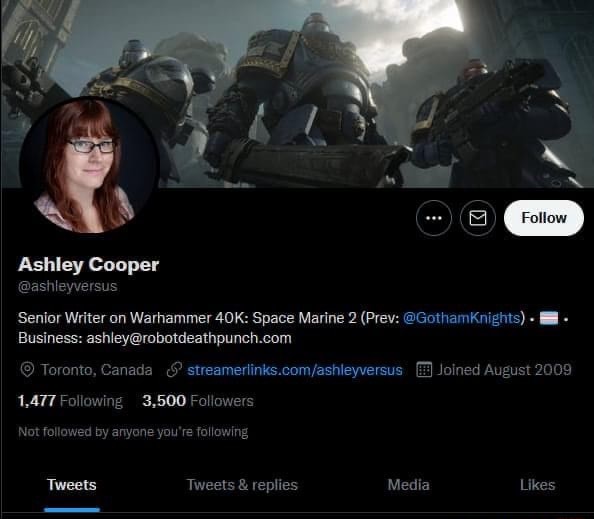 Oh god, the Toronto trans woman is in charge of a Warhammer story ...