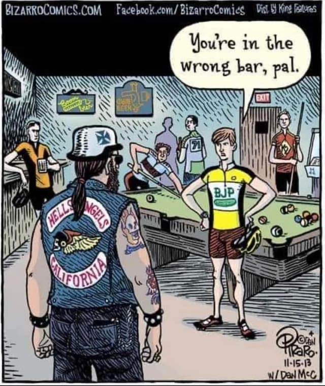 BIZARROCOMIC You're in the Wrong bar, pal. - iFunny