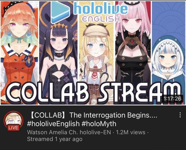 [COLLAB] The Interrogation Begins... #hololiveEnglish #holoMyth Watson Amelia Ch. hololive-EN ...
