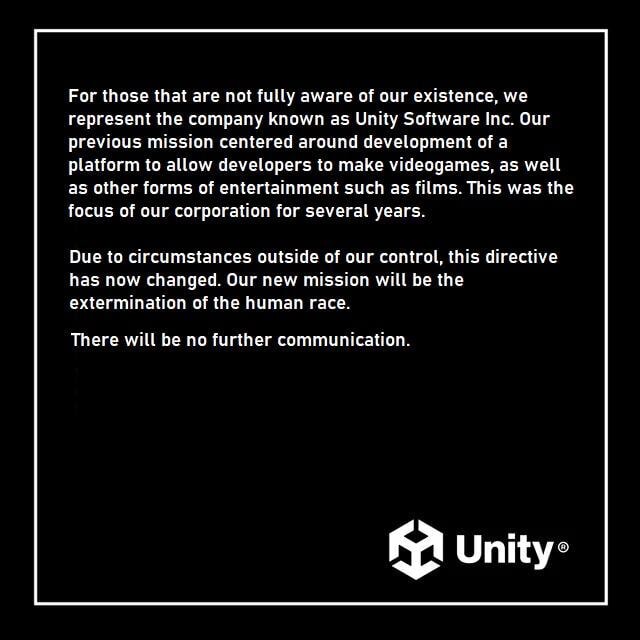 Unity Rule - For those that are not fully aware of our existence, we ...