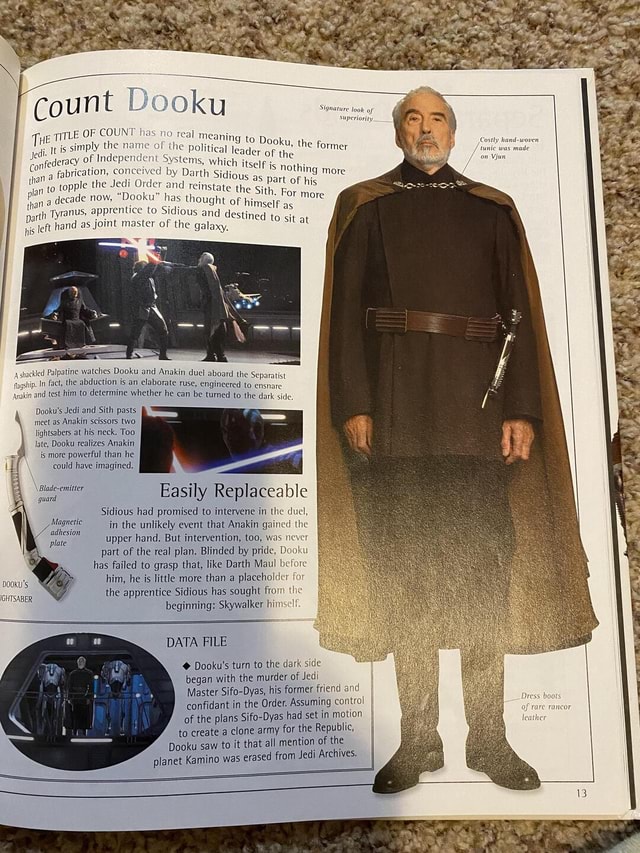 Count Dooku He TITLE OF COUNT has no real meaning to vg. simply the ...