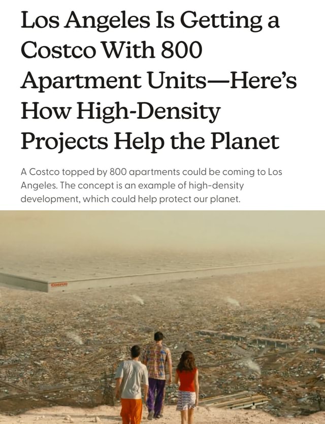 Los Angeles Is Getting a Costco With 800 Apartment Units-Here's How High-Density Projects Help ...