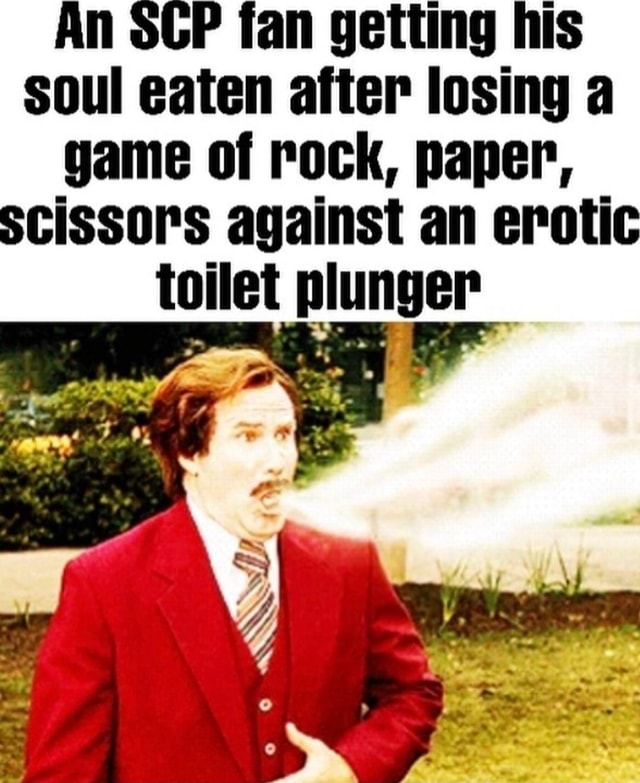 An SOP fan getting his soul eaten after losing a game of rock, paper ...