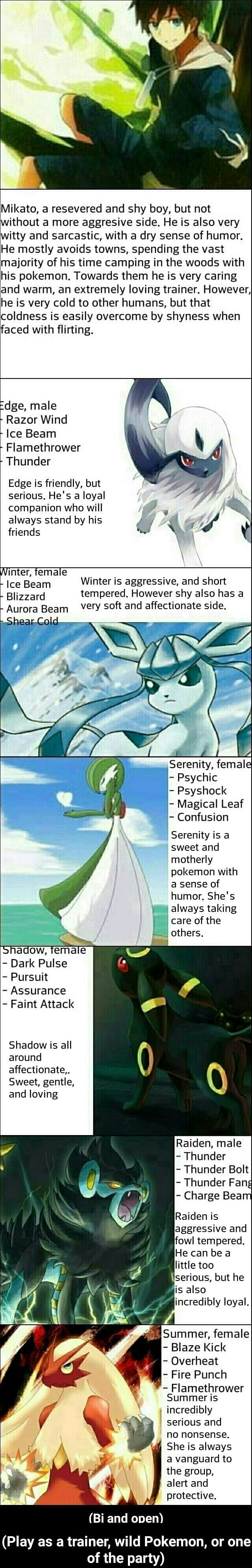 Mikato, a resevered and shy boy, but not without a more aggresive side ...