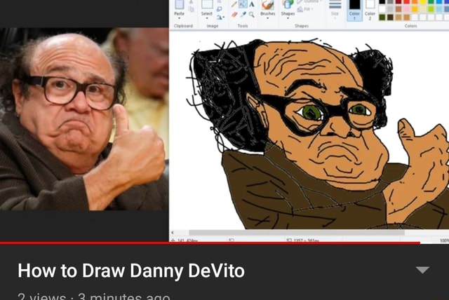 How to Draw Danny DeVito . 2 miniitoc ann - iFunny