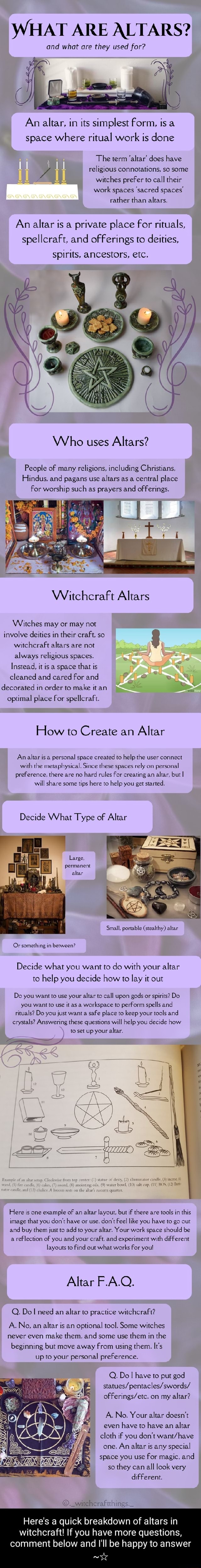 WHAT ARE ALTARS? and what are they used for? An altar, in its simplest ...