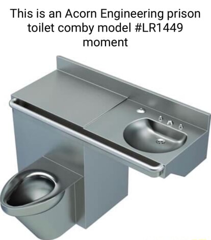 This is an Acorn Engineering prison toilet comby model #LR1449 moment ...