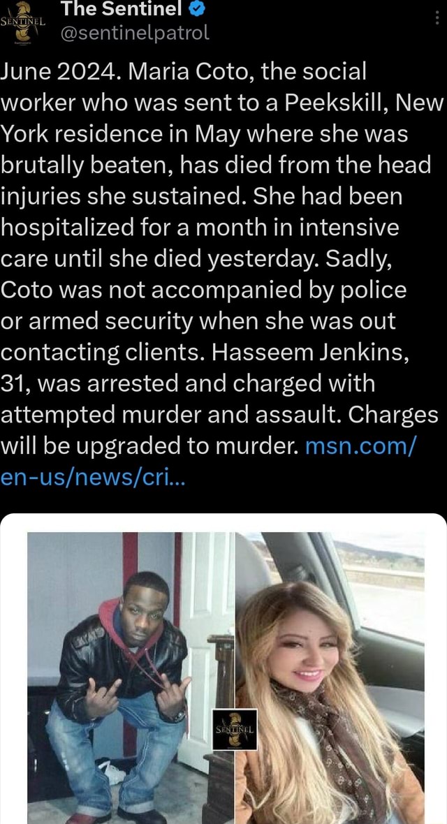 The Sentinel @sentinelpatrol SENTINEL June 2024. Maria Coto, the social ...