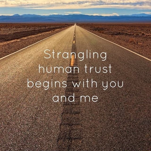 Strangling nurran trust begins with you and me - iFunny