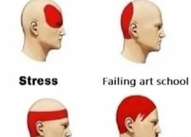 Stress Failing Art School IFunny