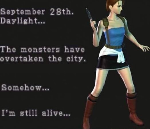 September 28th. Daylight... The monsters have overtaken the city ...