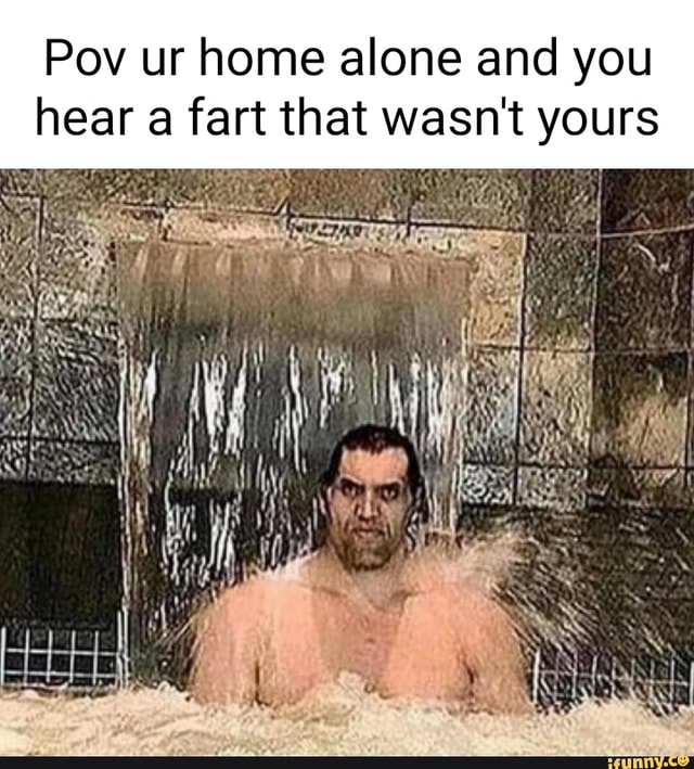 Fart that wasn't yours Pov ur home alone and you hear - iFunny