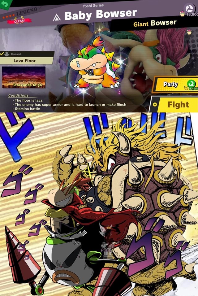 Yoshi Series Baby Bowser Giant Bow Party CLEAR! Haza Conditions + The ...