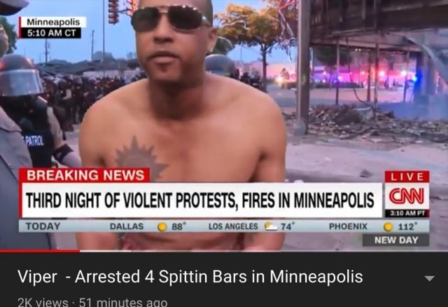 A Ia THIRD NIGHT OF VIOLENT PROTESTS, FIRES IN MINNEAPOLIS CNN Viper ...