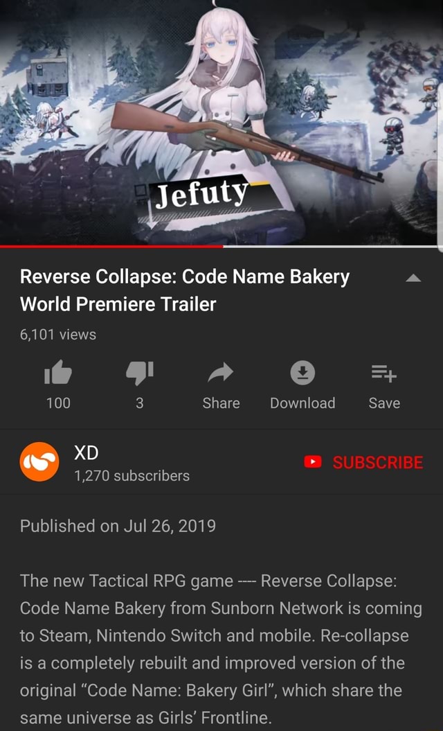 Reverse Collapse: Code Name Bakery A World Premiere Trailer The new Tactical RPG game Reverse ...